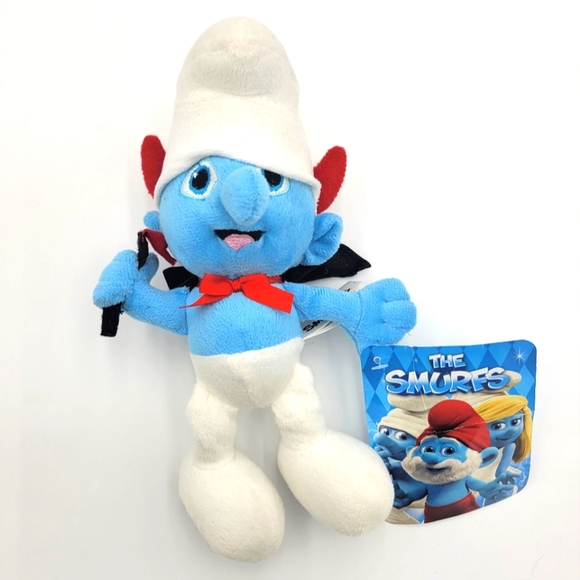 Kellytoy | Toys | The Smurfs Devil Smurf Wth Pitch Fork 9 Stuffed ...